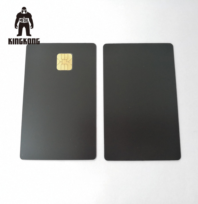 Personalised Custom Metal Membership Cards With IC Contact Chip 0.84mm ...