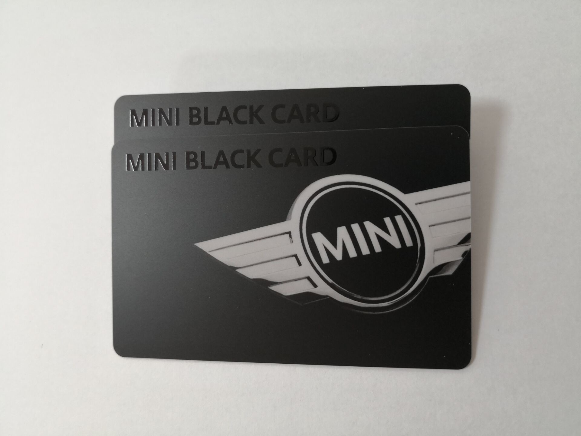 Matte Black PVC Member Card With Glossy UV Printing HiCo Magnetic ...